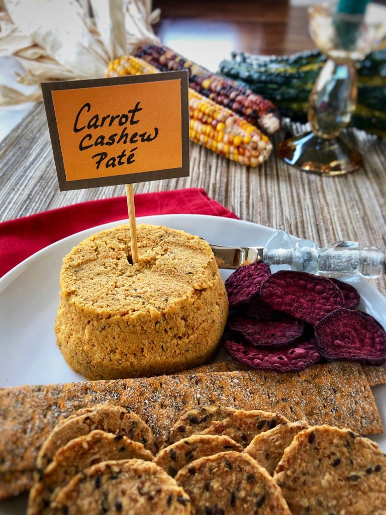 Carrot Cashew Pate | The Vibrant Veggie