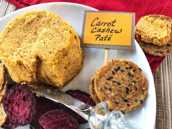 Carrot Cashew Pate | The Vibrant Veggie