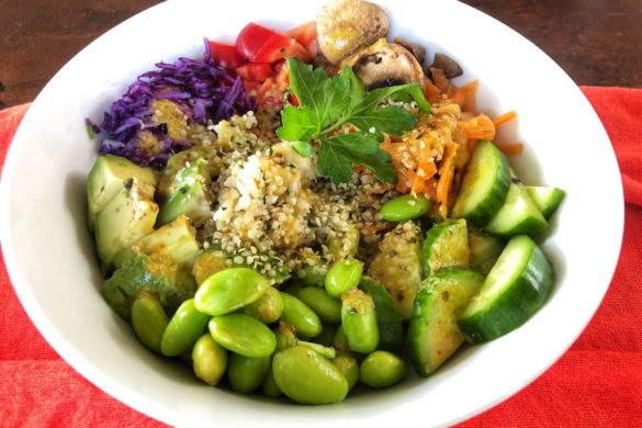"Med Bowl" Cactus Club copycat recipe | The Vibrant Veggie